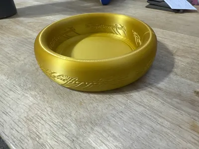 One Bowl to Hold Them All - LOTR Ring Bowl Remixed by daniel.rynduch - MakerWorld