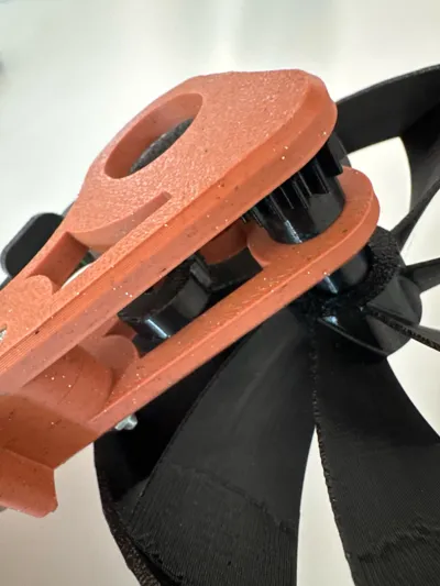 Squeeze Powered Flywheel Fan - Free 3D Print Model - MakerWorld