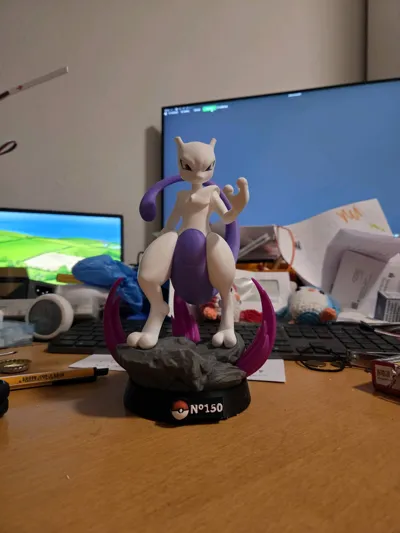 Pokemon & Mewtwo - Free 3D Print Model - MakerWorld