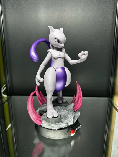 Pokemon & Mewtwo - Free 3D Print Model - MakerWorld