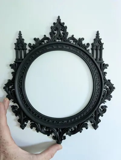 Victorian Ornate Wall Frame STL – Gothic Baroque by Akshan_Designs ...