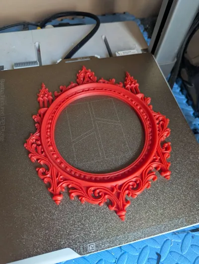 Victorian Ornate Wall Frame STL – Gothic Baroque by Akshan_Designs ...