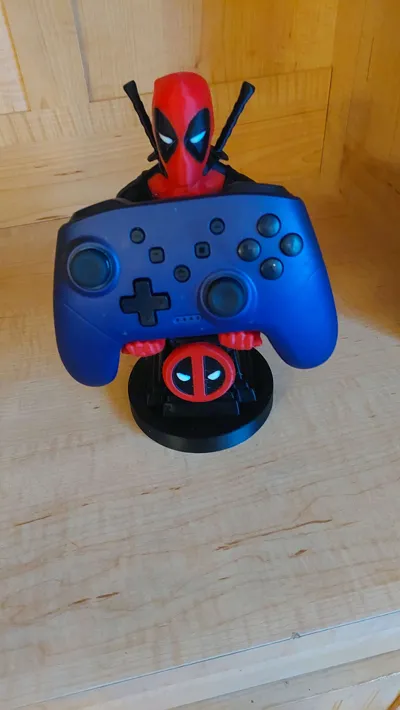 Deadpool Controller Stand by Sjors MakerWorld: Download Free 3D Models