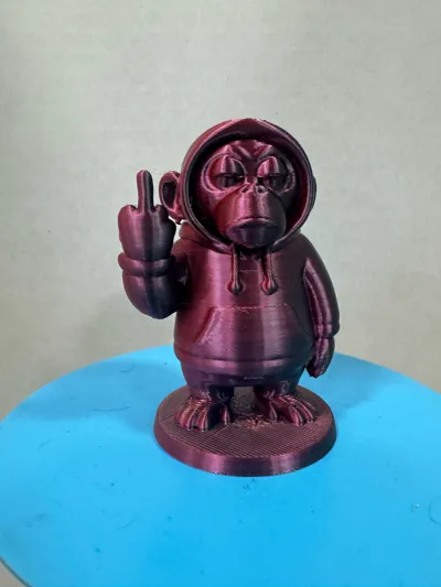 Singe doigt d'honneur - Modèle d'Impression 3D Gratuit - MakerWorld