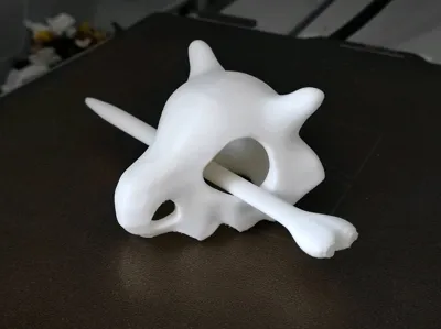 Cubone Hair Pin - Free 3D Print Model - MakerWorld