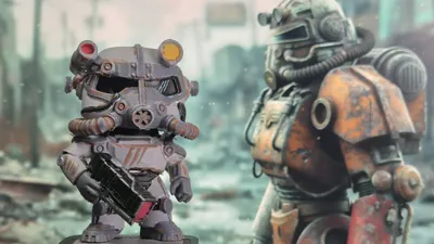 Chibi Fallout Armor - Free 3D Print Model - MakerWorld