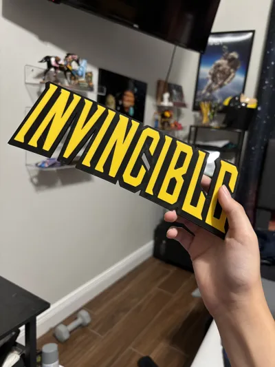 Invincible Logo by DMurr5050 - MakerWorld