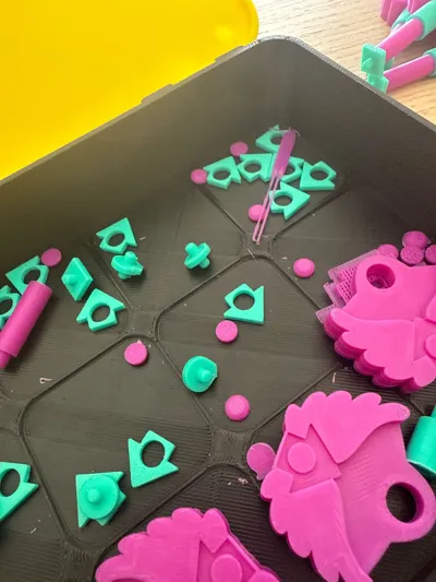 Squid Game 3 Keys and Lock Assembly - Keychain by Evan_muhaha ...