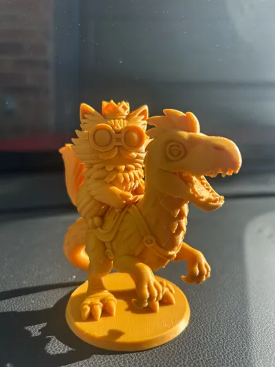 Princess Donut Riding Mongo - Dungeon Crawler Carl by Loligo MakerWorld ...