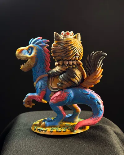 Princess Donut Riding Mongo - Dungeon Crawler Carl - Free 3D Print ...