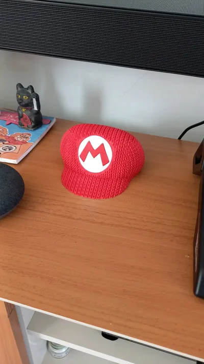 Cute Knitted Super Mario Cap - Free 3D Print Model - MakerWorld