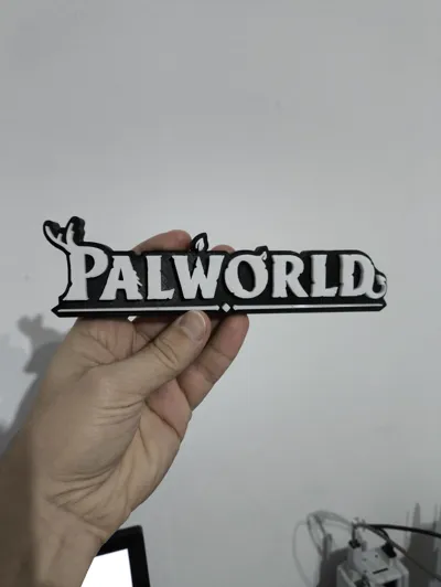 PALWORLD Logo by ARTICAT MakerWorld: Download Free 3D Models