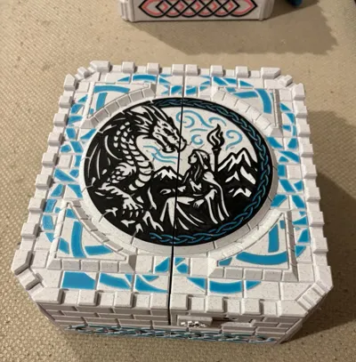 Chest of Superior Tracking - Dwarven Theme - Free 3D Print Model ...