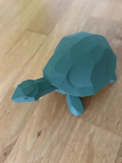 Walking Low Poly Turtle - Free 3D Print Model - MakerWorld