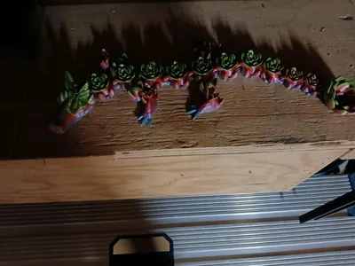 Articulated Flower Dragon by The Frenchie MakerWorld: Download Free 3D ...
