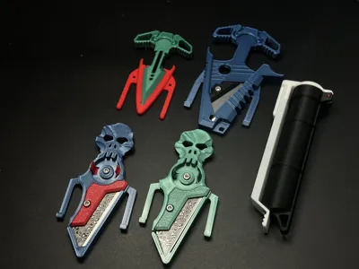 Tactical Push Dagger-Style Utility Knife (MOLLE) by Trent Studio ...