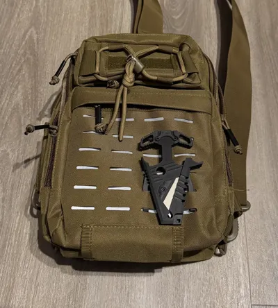 Tactical Push Dagger-Style Utility Knife (MOLLE) by Trent Studio ...