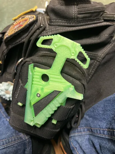 Tactical Push Dagger-Style Utility Knife (MOLLE) by Trent Studio ...