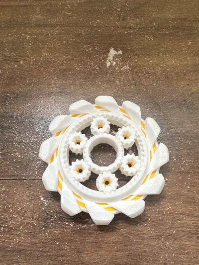 Sawtooth-Planetary Gear Fidget Spinner TA4 Sawtooth - Free 3D Print ...