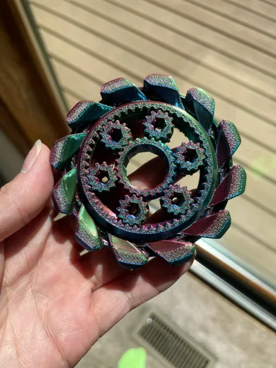 Sawtooth-Planetary Gear Fidget Spinner TA4 Sawtooth - Free 3D Print ...