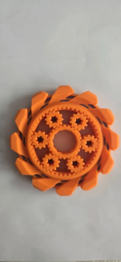 Sawtooth-Planetary Gear Fidget Spinner TA4 Sawtooth - Free 3D Print ...