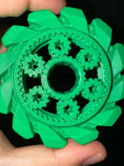 Sawtooth-Planetary Gear Fidget Spinner TA4 Sawtooth - Free 3D Print ...