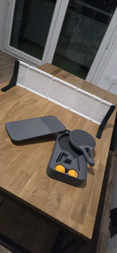 Ping Pong Set - Fun, Stylish, and Customizable - Free 3D Print Model ...