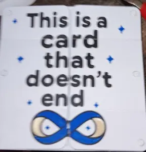 Infinity Card (FULLY CUSTOMIZABLE) - Free 3D Print Model - MakerWorld