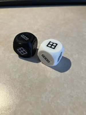 Dice for Tetris Balance Game by AU3D MakerWorld: Download Free 3D Models