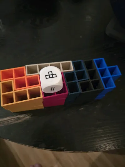 Dice for Tetris Balance Game by AU3D MakerWorld: Download Free 3D Models