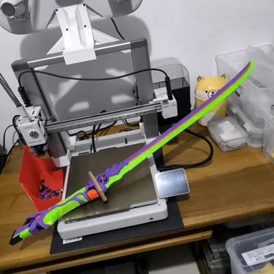 Cyberpunk Katana - Free 3D Print Model - MakerWorld