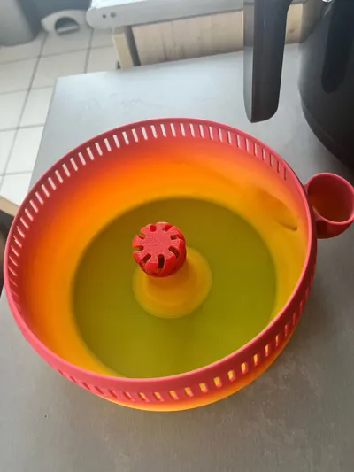 Vortex Fruit Washer (Size L) - Free 3D Print Model - MakerWorld