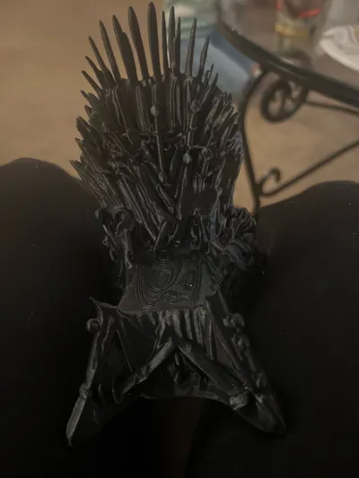 Iron Phone Throne - GOT Phone Stand - Free 3D Print Model - MakerWorld