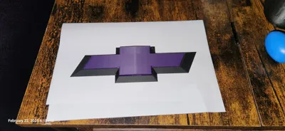 Chevy Bow Tie Logo - Replacement for rear badge on Chevy Volt by ...