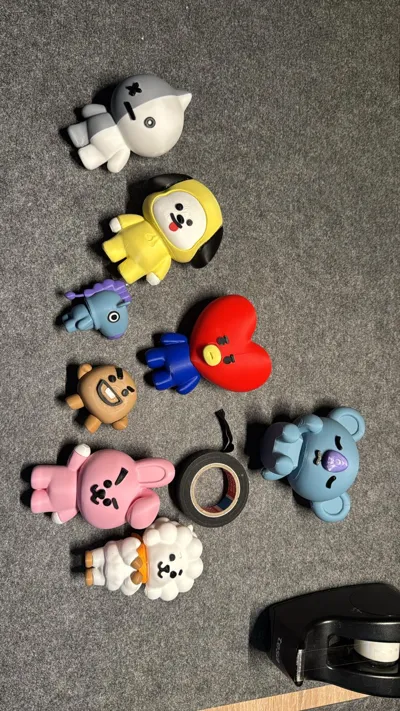 BT21 Collection - Free 3D Print Model - MakerWorld