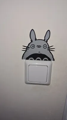 Totoro light switch design by Ladamtla - MakerWorld