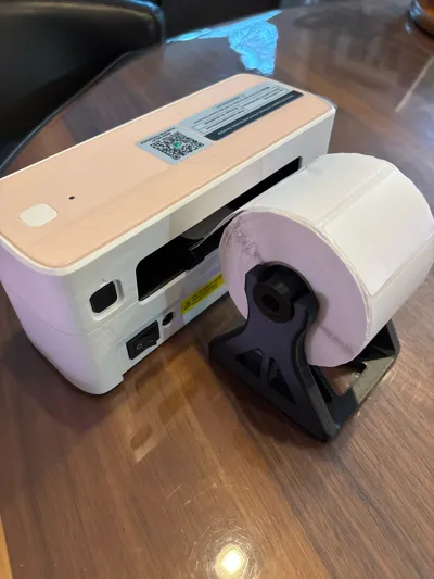 Label Spool Holder - Customizable / Parametric - Free 3D Print Model ...
