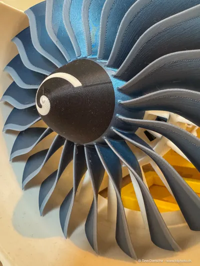 Alternate Fan & Spinners for 3D Printed Jet Engine Remixed by ...