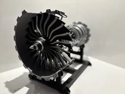 Alternate Fan & Spinners for 3D Printed Jet Engine Remixed by ...