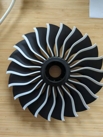 Alternate Fan & Spinners for 3D Printed Jet Engine - Free 3D Print ...
