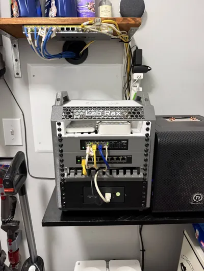Lab Rax 6U 10" server rack - Bolted Version - Free 3D Print Model ...