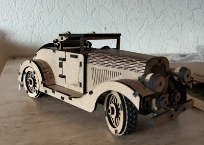 1934 Ford Cabriolet Model for Cyberbrick by chiz_m MakerWorld: Download Free 3D Models