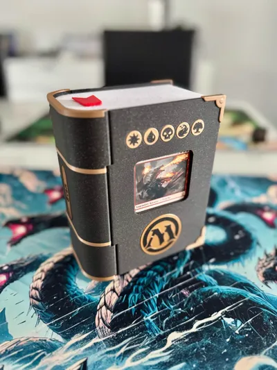 Spellbook - MTG Commander Deck Box - Free 3D Print Model - MakerWorld