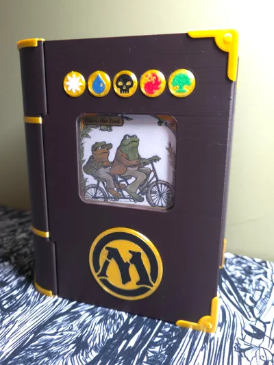 Spellbook - MTG Commander Deck Box - Free 3D Print Model - MakerWorld