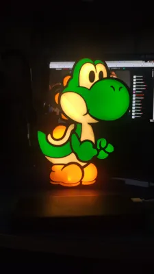 Yoshi Lightbox LED Lamp by SilMan3D - MakerWorld