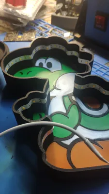 Yoshi Lightbox LED Lamp by SilMan3D - MakerWorld