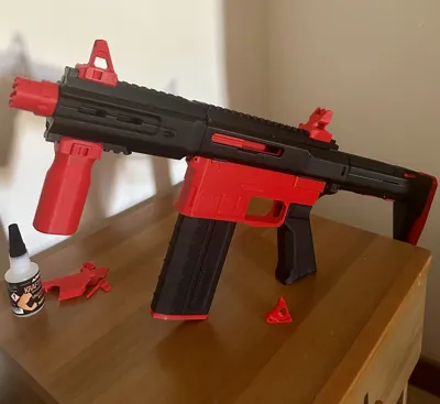 Arca Ignis Rifle - Modular Waterpistol Kit - Free 3D Print Model ...