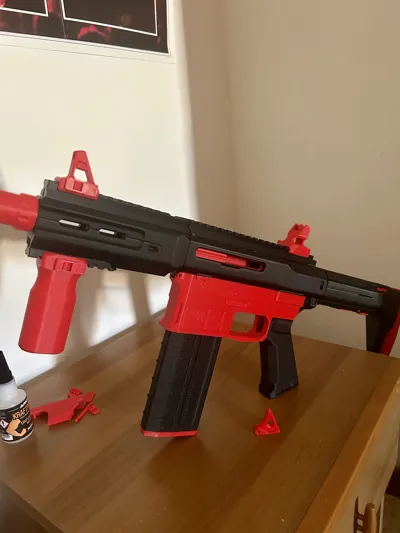 Arca Ignis Rifle - Modular Waterpistol Kit - Free 3D Print Model ...