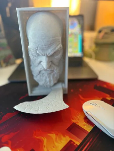 Kratos Book Nook and Wall Mount by Treddigineer MakerWorld: Download ...