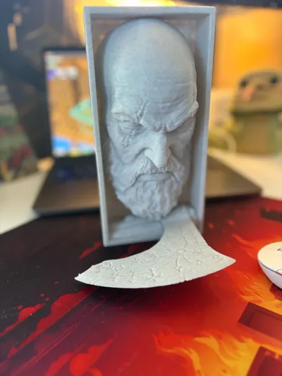 Kratos Book Nook and Wall Mount by Treddigineer MakerWorld: Download ...